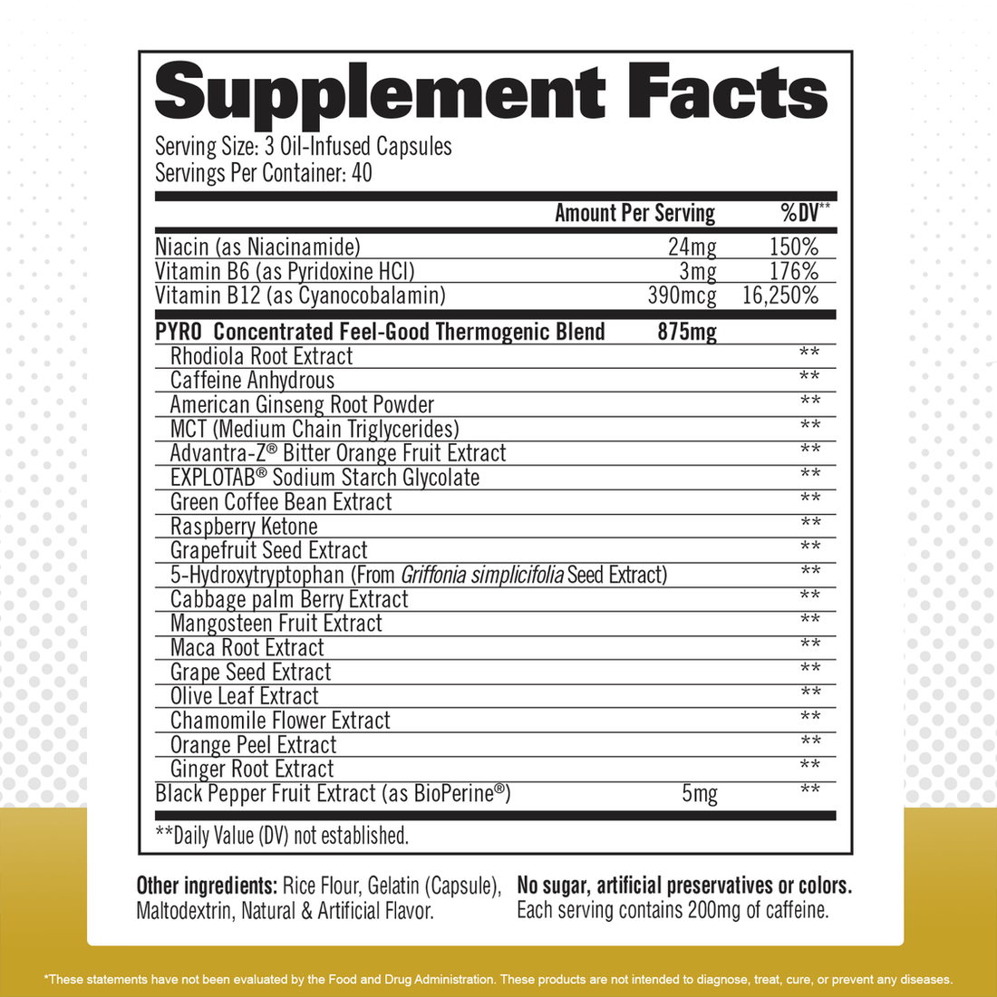 JetFuel Pyro Fat Burner by GAT Sport – Laramie Fitness